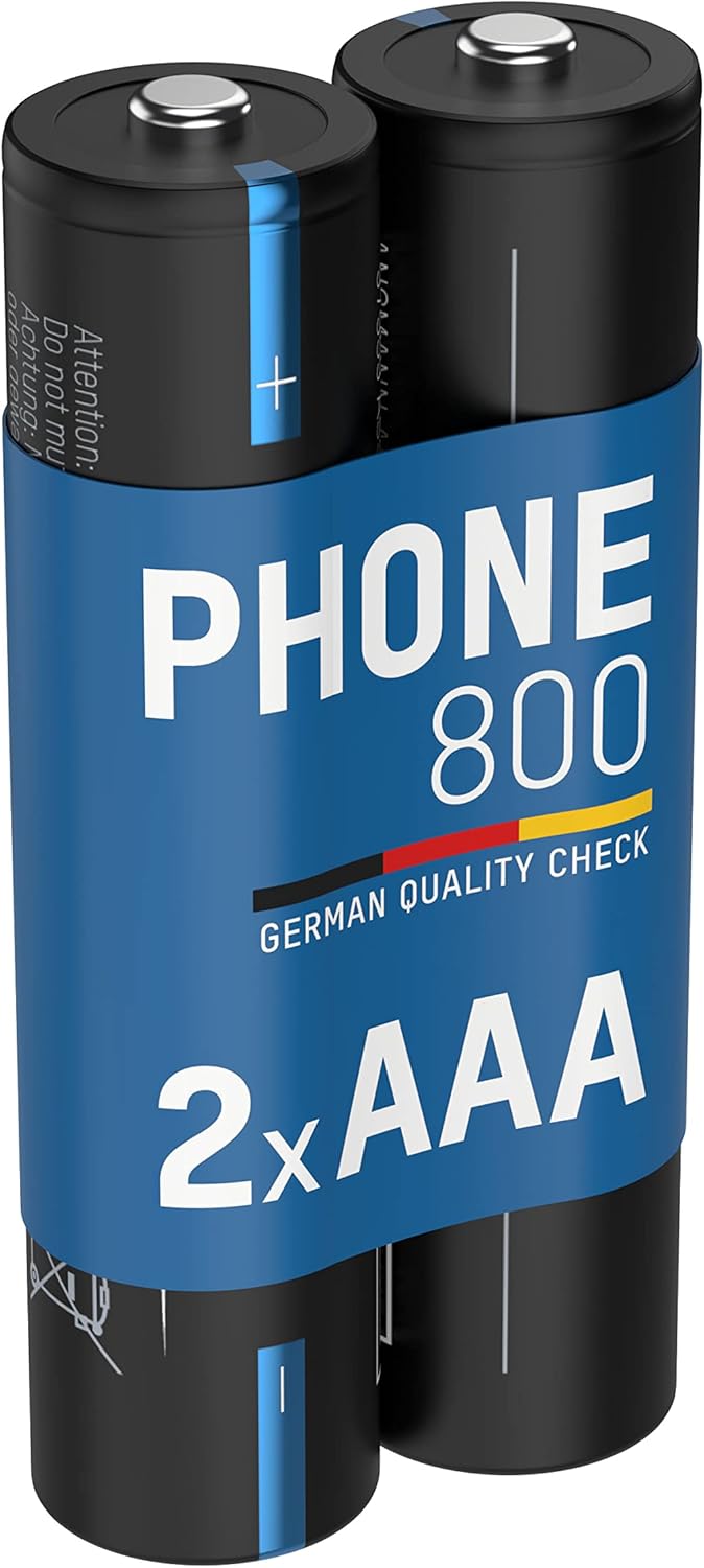 ANSMANN telephone battery AAA 800mAh NiMH 1.2V - Phone DECT Micro AAA ...