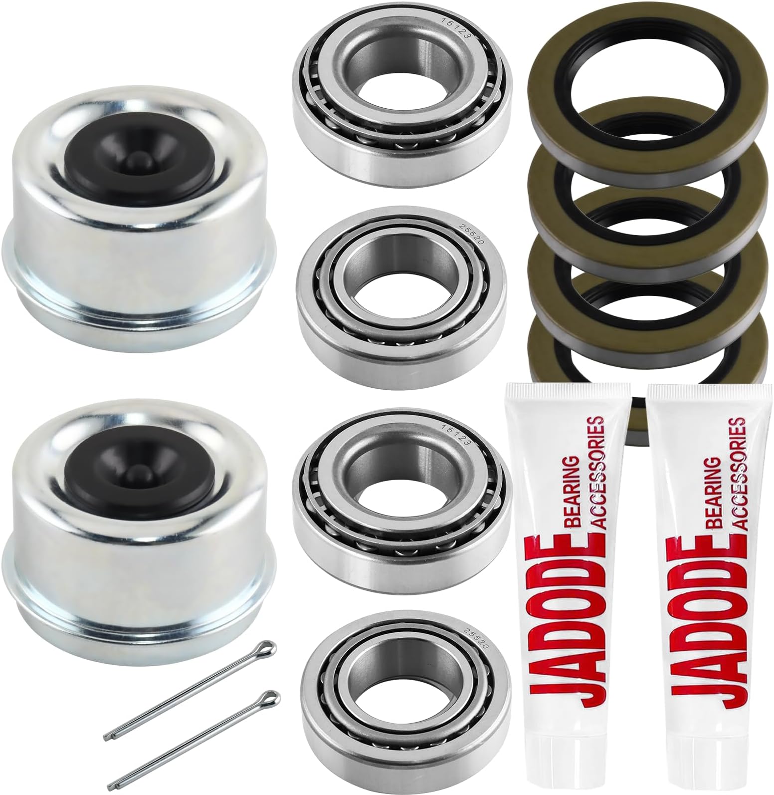 Amazon.com: JADODE Trailer Hub Bearings Kits 15123/22580 with 21333TB ...