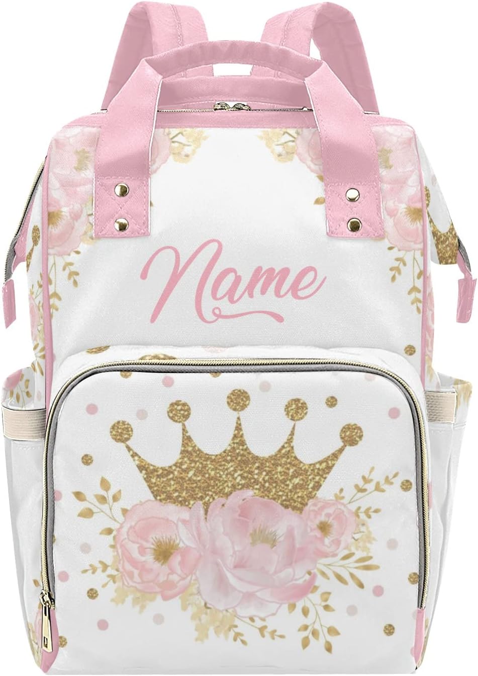Amazon.com: FELIZSTORE Personalized Diaper Bag Backpack - Baby Girl ...
