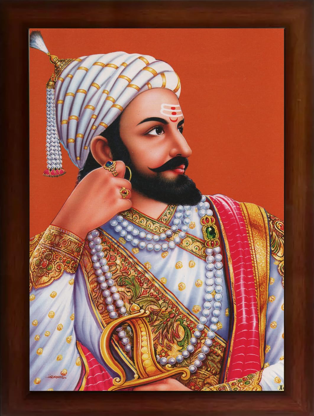 Craft Quest Chhatrapati Shivaji Maharaj photo frame Home Decorative ...