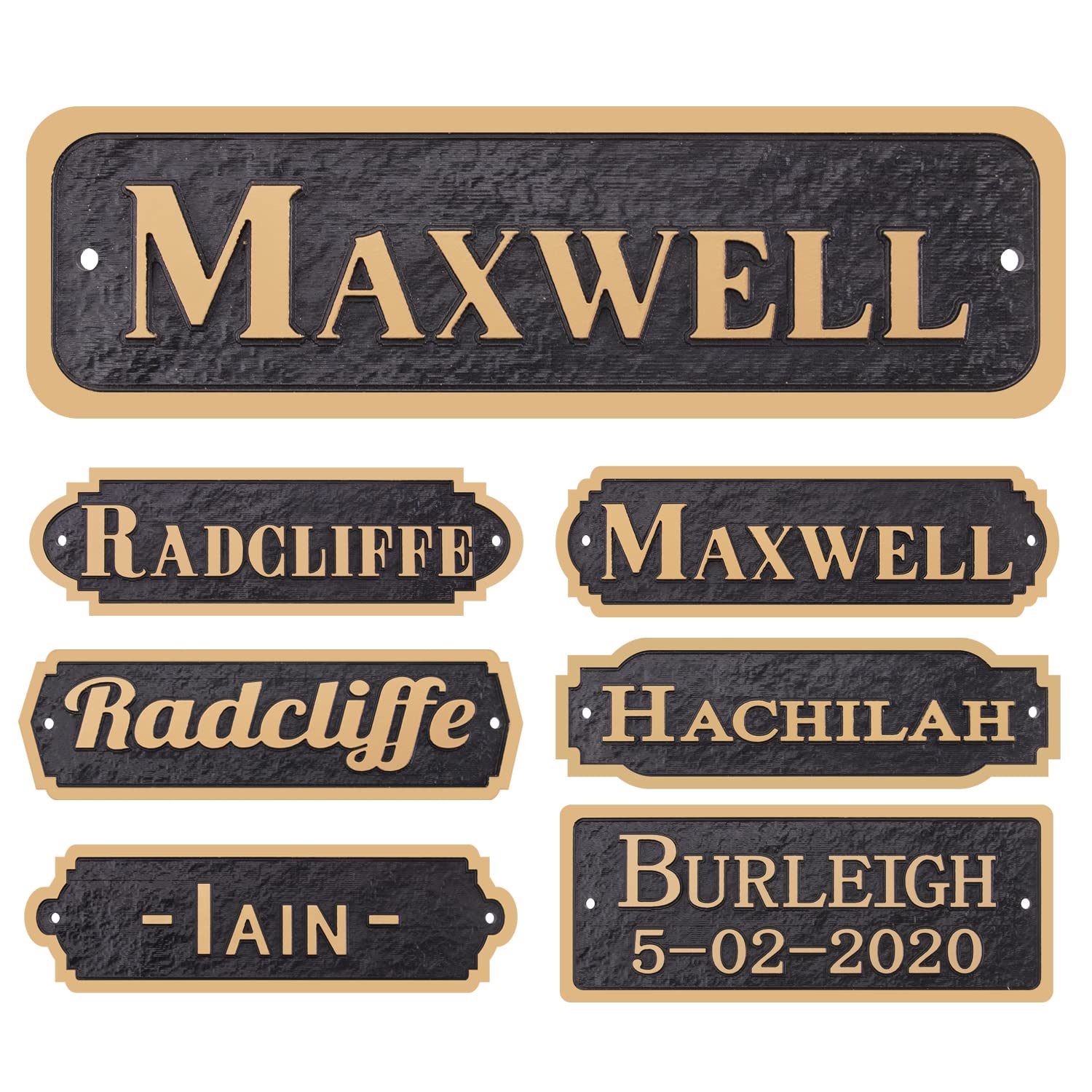 Amazon.com: Acrylic Horse Stall Name Plate, 2.4" x 8" Personalized ...