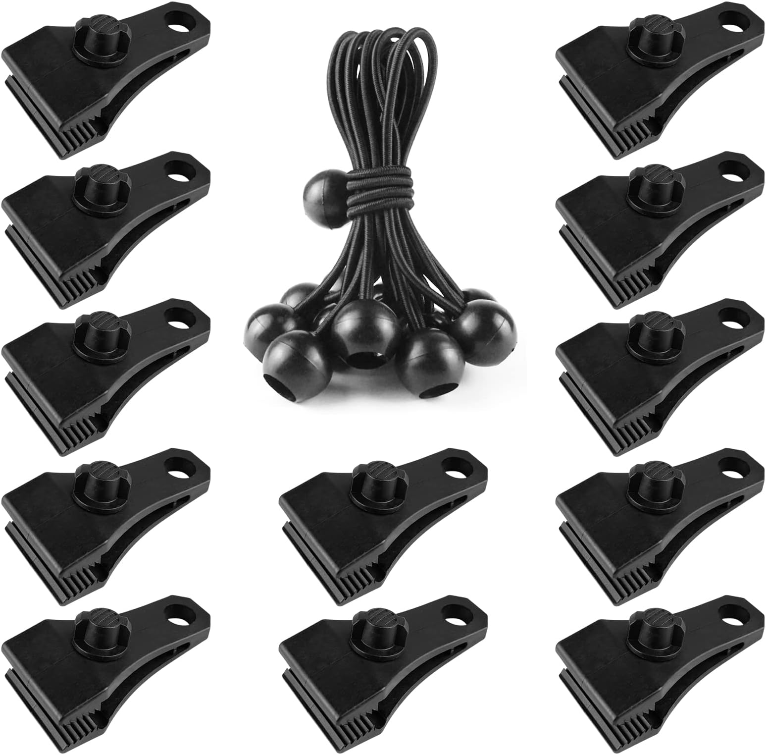 Amazon.com: Upgrade Large Tarp Clips Heavy Duty Lock Grip -Total 24 PCS ...