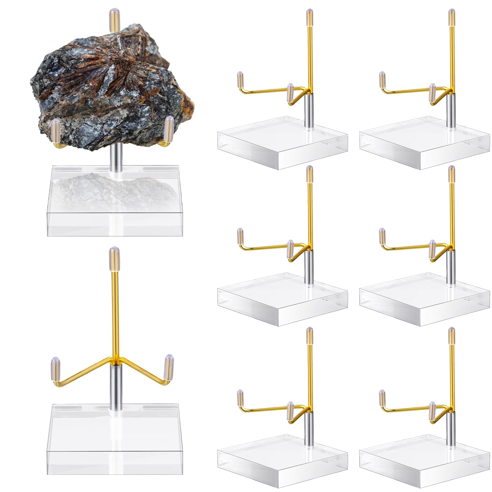 Amazon.com: Menkxi 8 Pcs Acrylic Easel Stand Adjustable Metal Arm ...