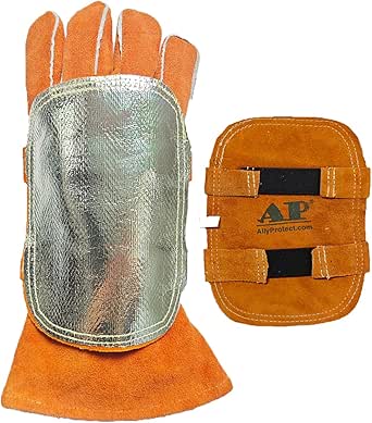 AP ALLYPROTECT.COM aluminum foil Heat Resistant Hand shield used ...