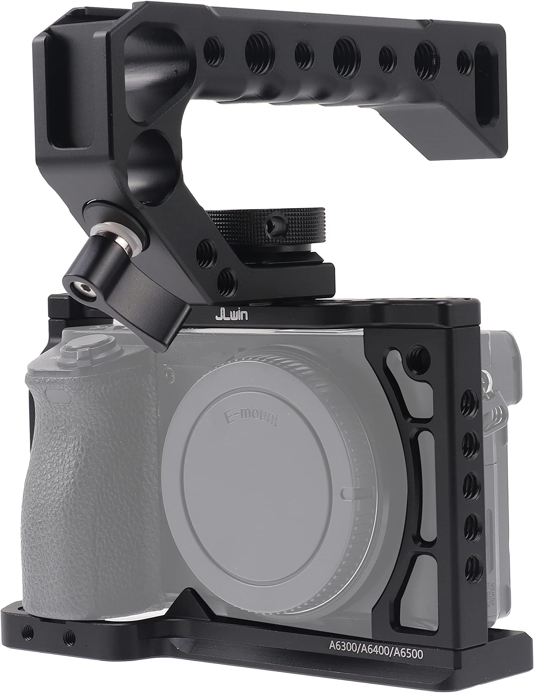 Amazon.com : SmallRig Cage with Silicone Handgrip & Cold Shoe for Sony ...