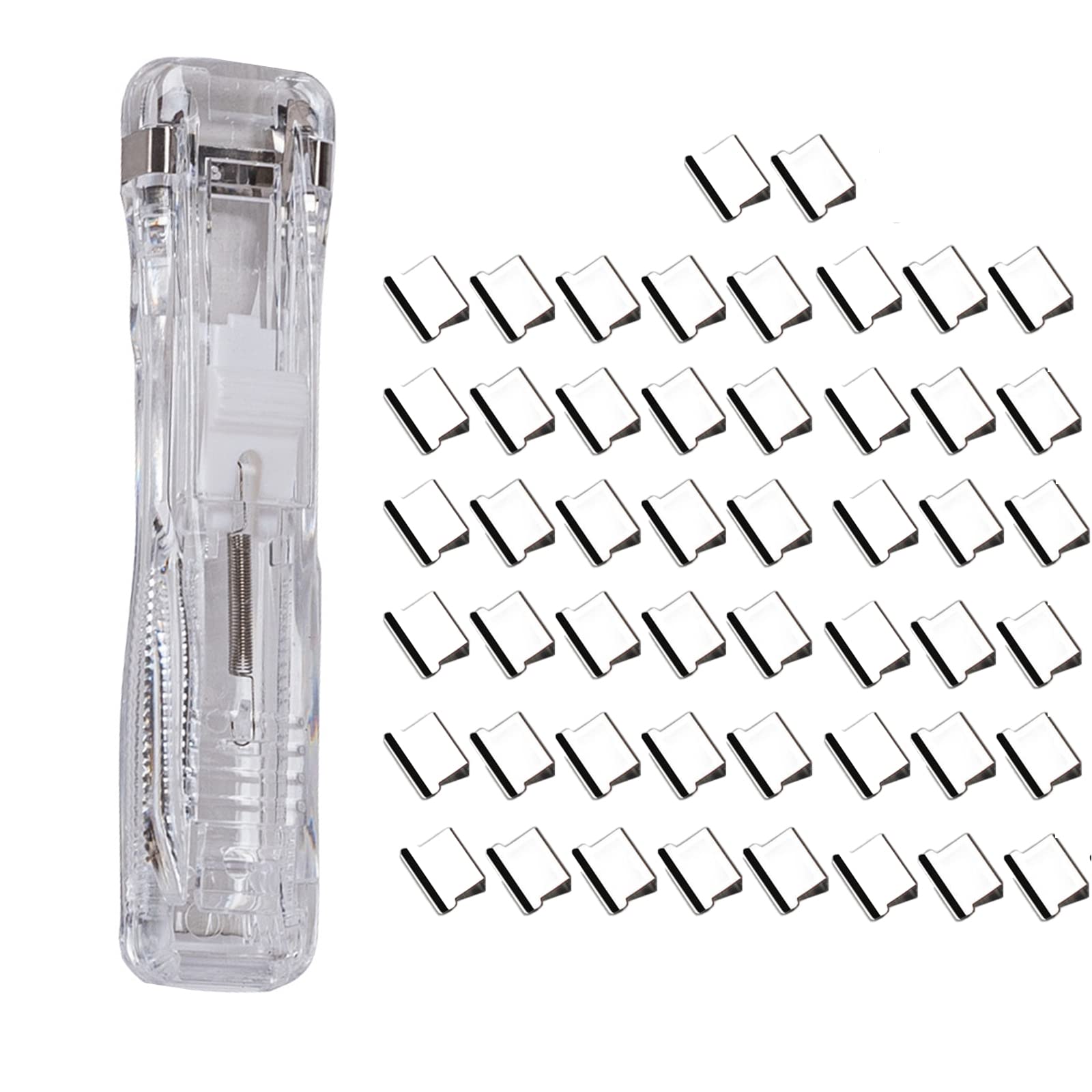 Amazon.com : Clamp Stapler Push Binder Reusable Portable Paper Clam ...