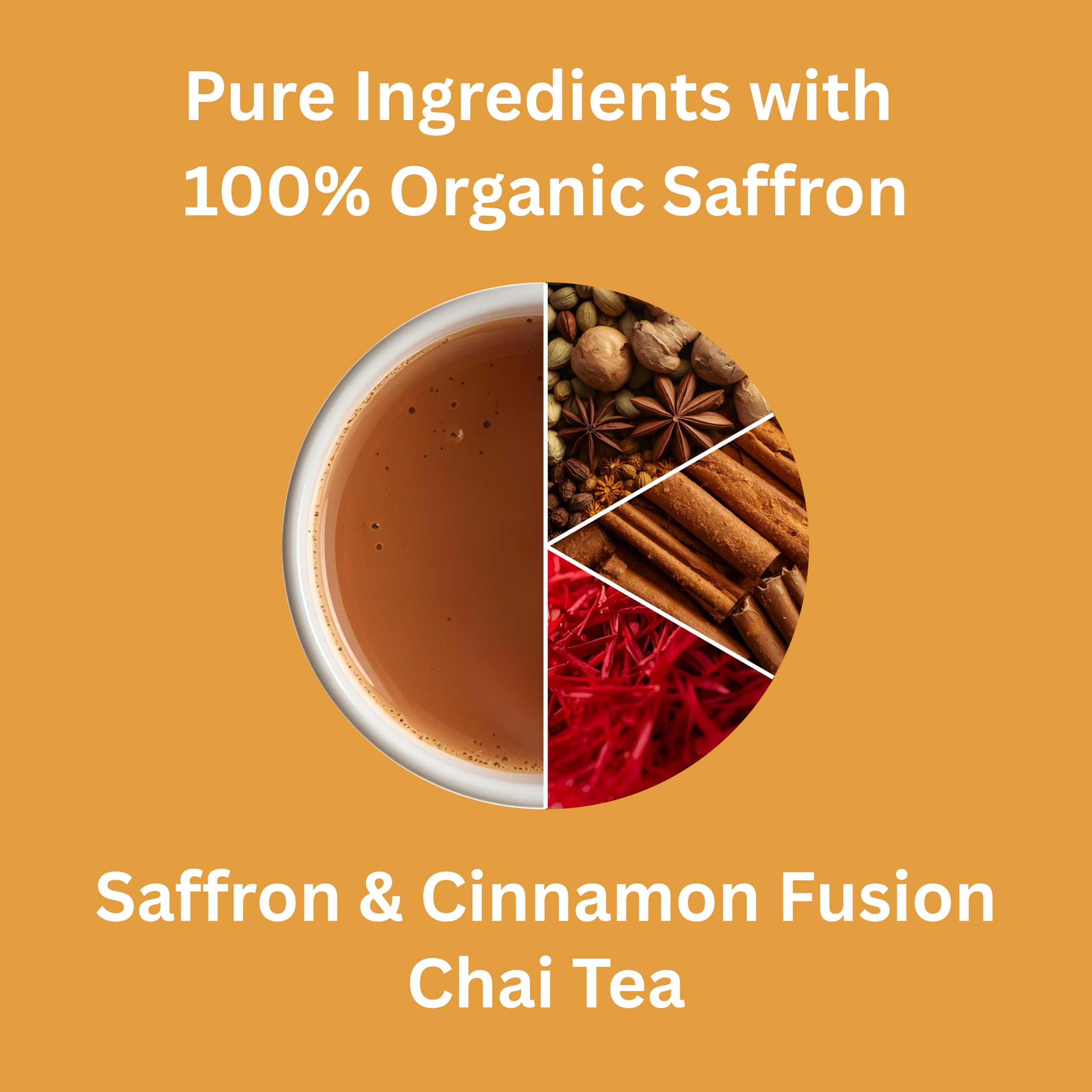 Snapklik.com : Taja Saffron Tea - Saffron & Cinnamon Fusion Chai ...