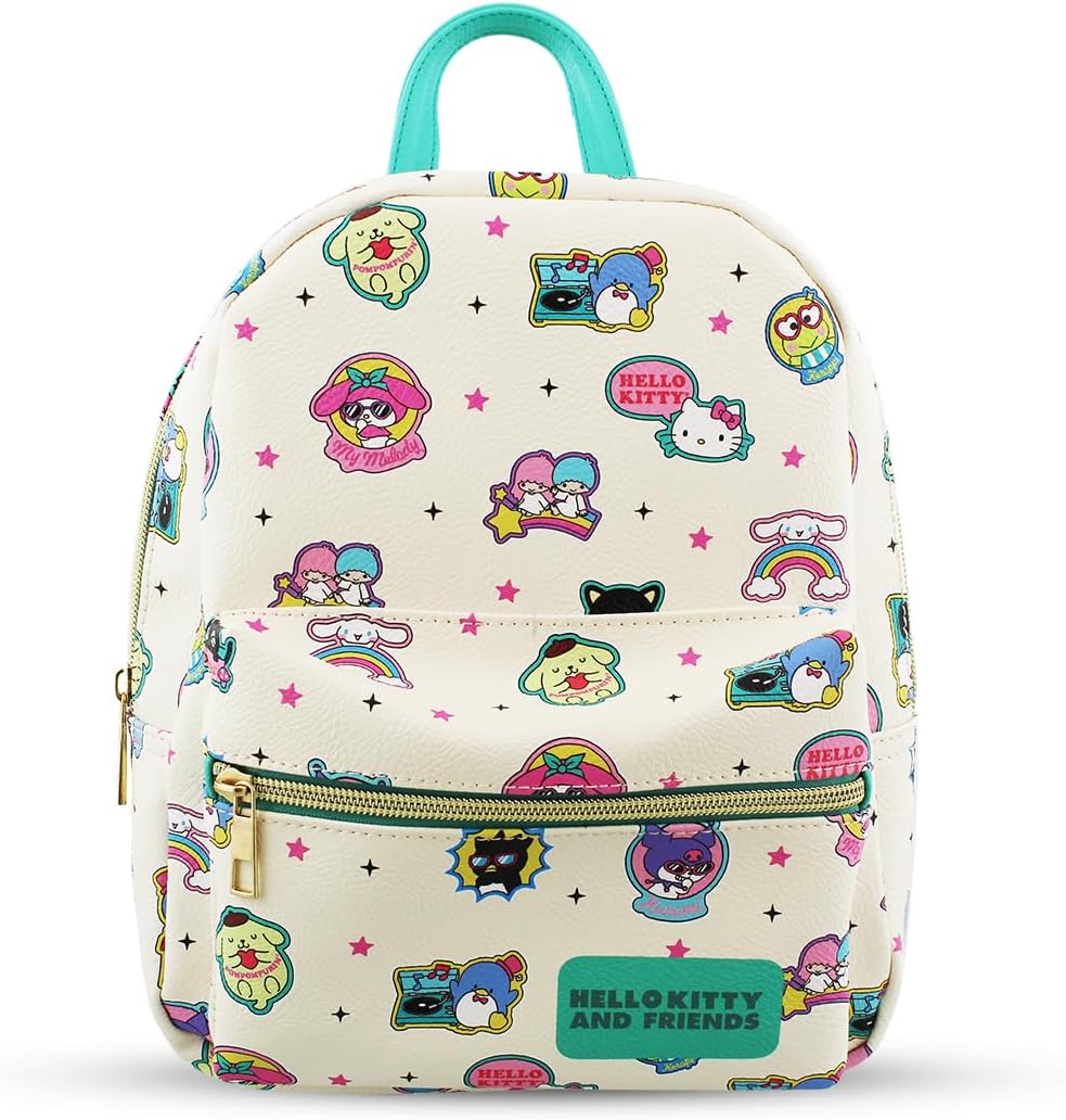 Amazon.com: SANRIO Unisex-Adult Casual Hello Kitty and Friends Mini PU ...