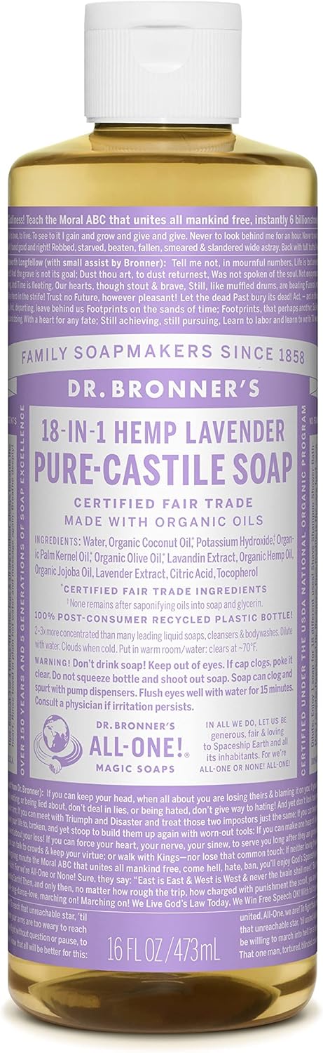 Amazon.com : Dr. Bronner's Magic Soap All One Csla16/76416 16 Oz ...