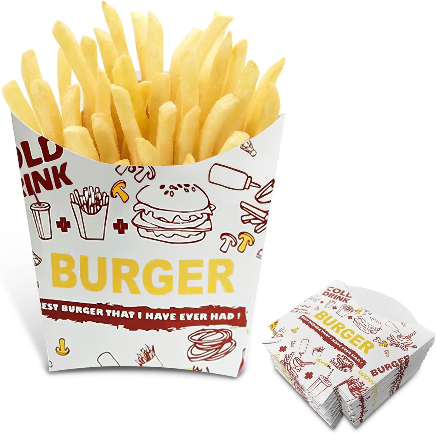 SUPA SNAX MEAL FOOD TRAYS - FAST FOOD TAKEAWAY BOXES - CHIPS HOT DOG ...