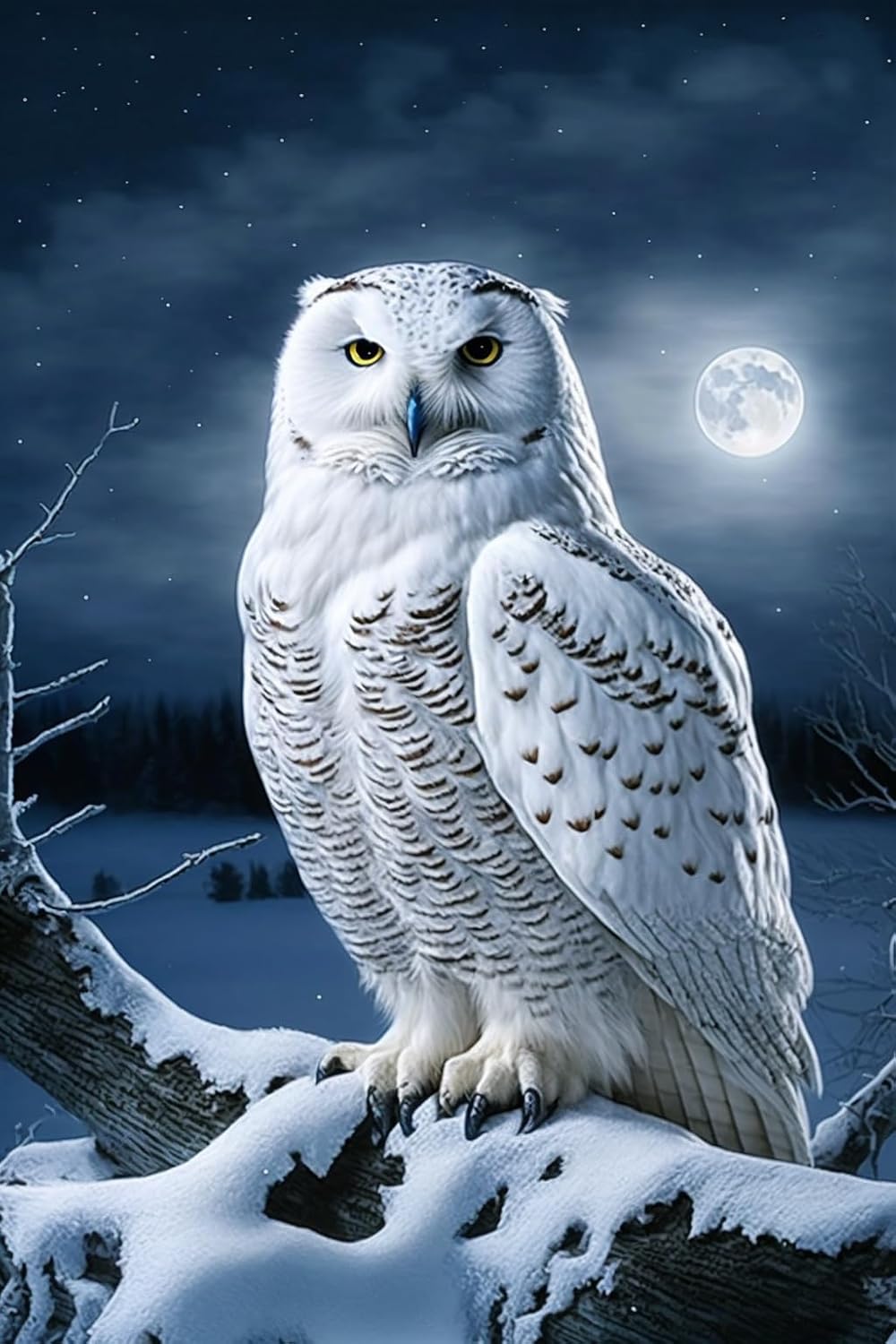 Amazon.com: Framable 1000 Piece Classic Jigsaw Puzzle - White Owl ...