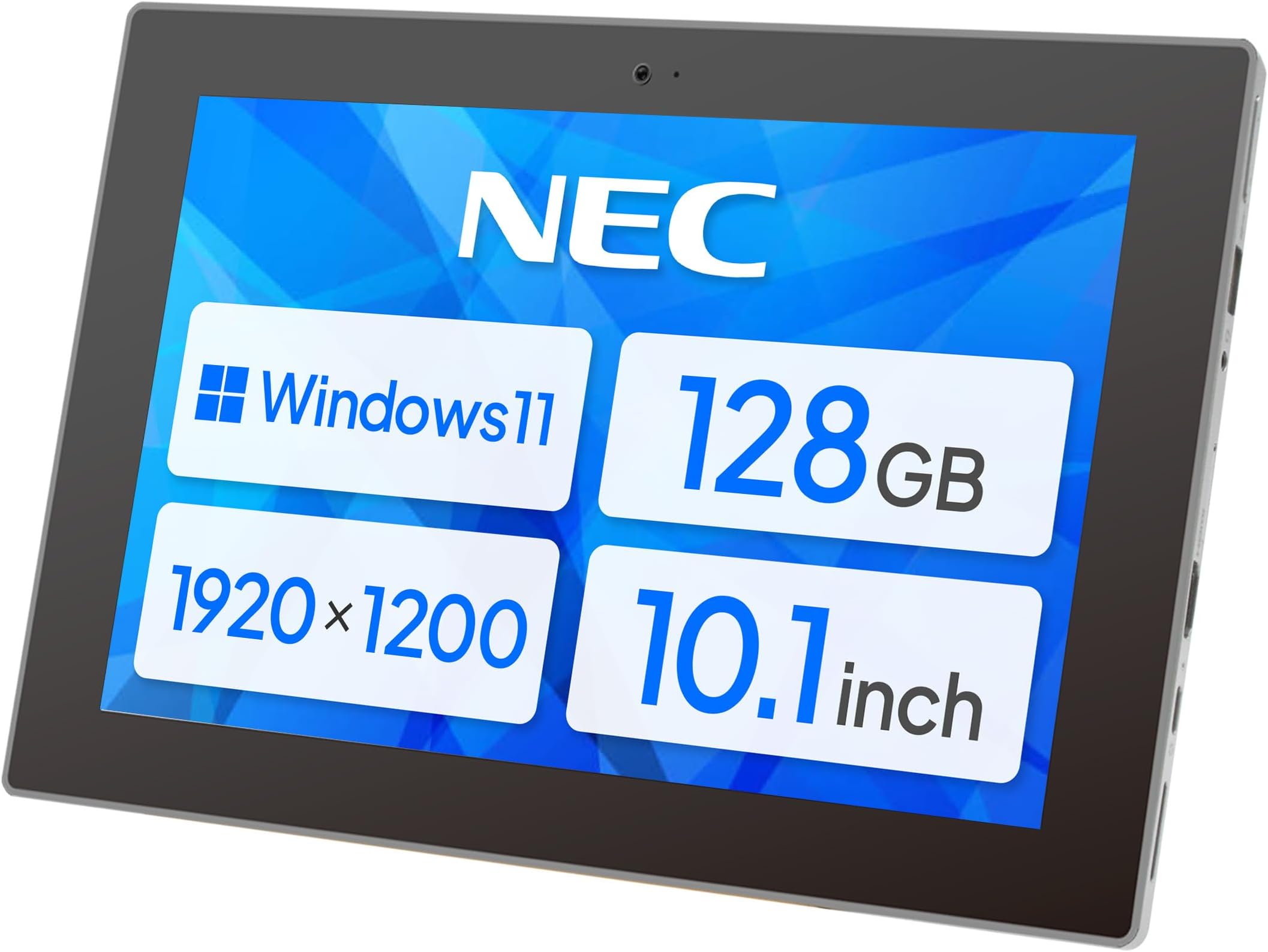 Amazon.co.jp: 【整備済み品】 NEC 10.1インチタブレット PC-VKF11U 高速処理 Celeron N4100 メモリ4GB ストレージ128GB ACアダプター付き ...