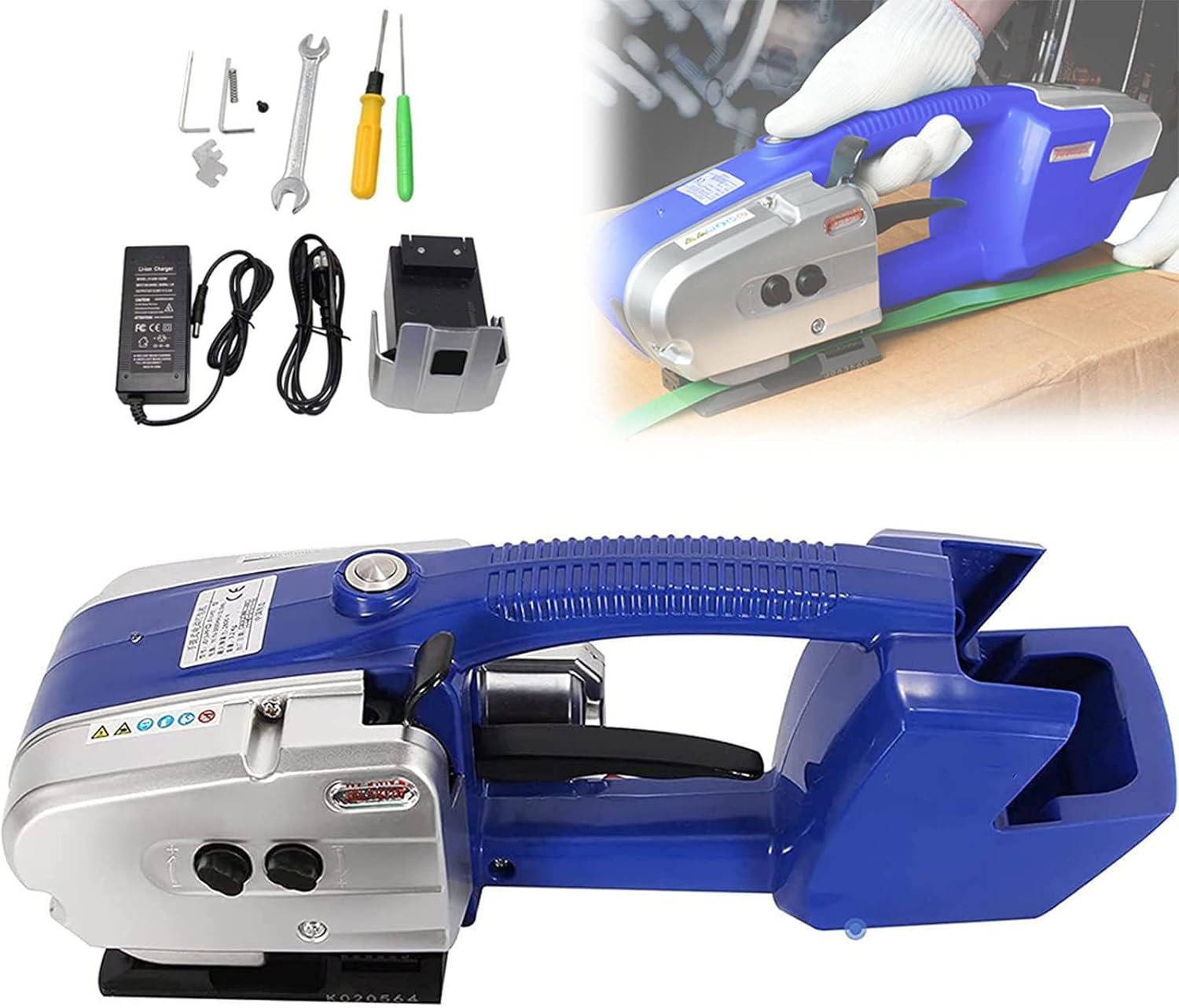 Amazon.com: Electric Strapping Machine Automatic Strapping Tool for ...