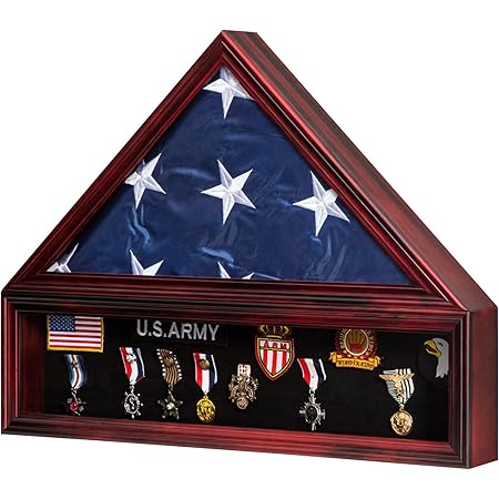 Amazon.com - Military Veteran Flag and Medal Display Case - Shadow Box