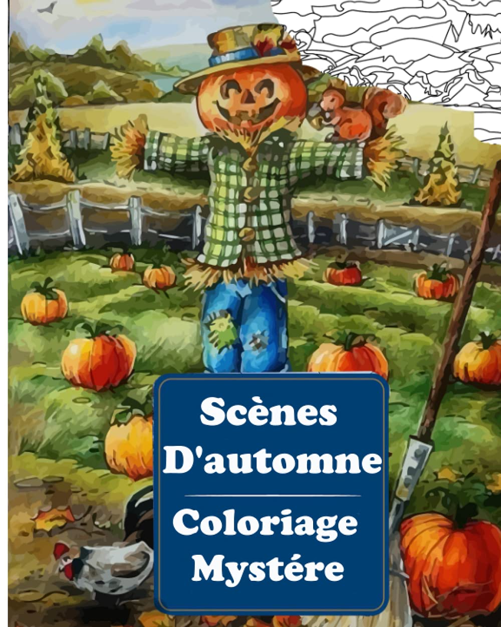 Scenes Dautomne Coloriage Mystere Livre De Coloriage Pour Adultes Par ...