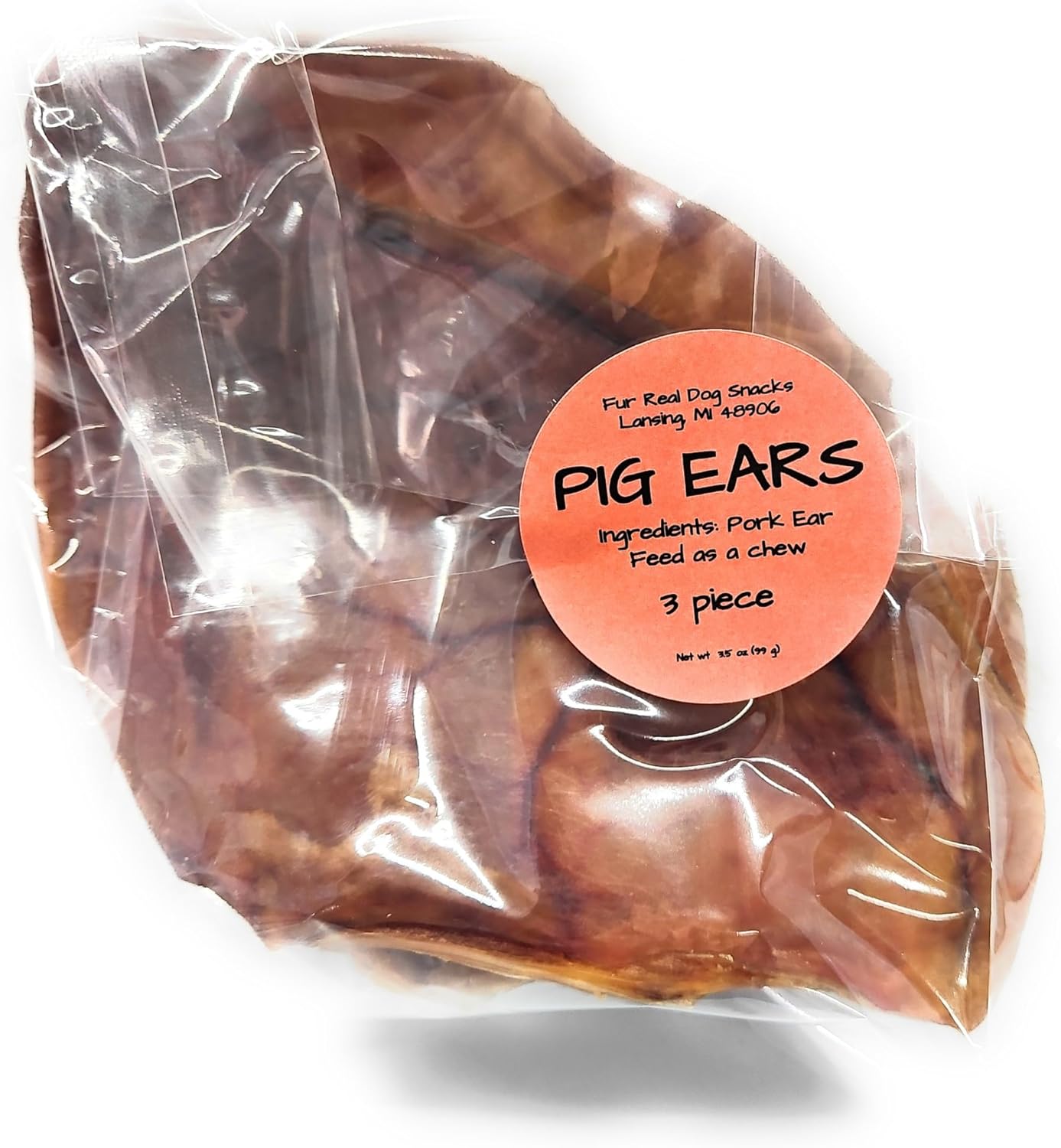 Amazon.com: Fur Real Dog Snacks Dehydrated Pig Ears Snack for Dogs ...