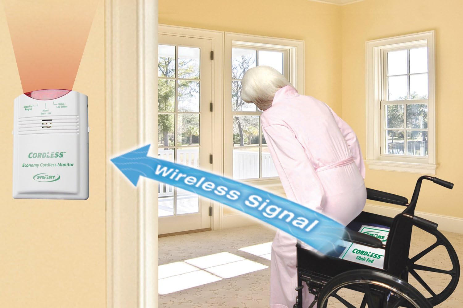 Amazon.com: Chair Exit Alarm for Elderly Fall Prevention - Cordless ...