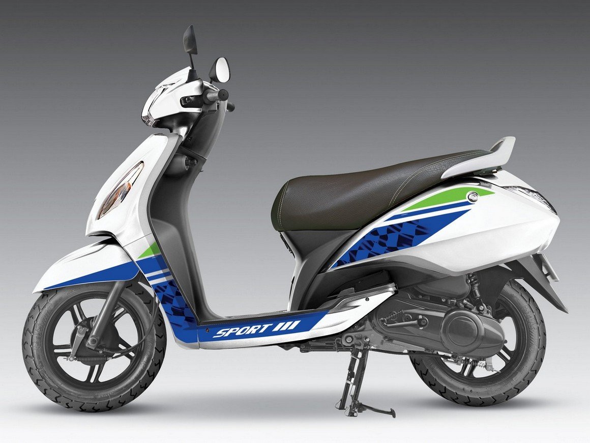 Autographix Graphic Stickers for TVS Jupiter (Set of 8, Rapid Blue ...