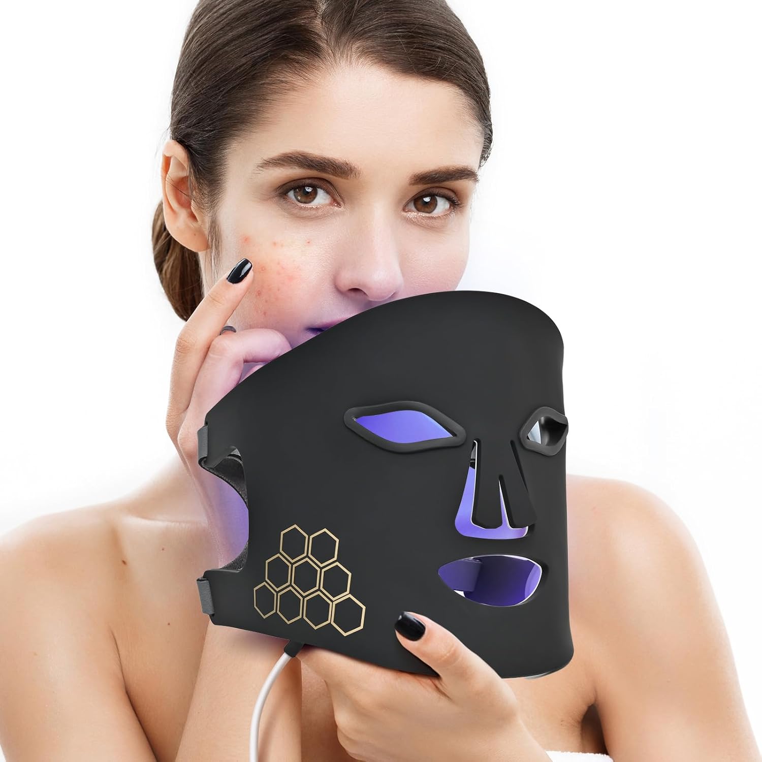 Amazon.com: JUMUR LED Light Therapy mask (Model FM-02),4 Colors led ...