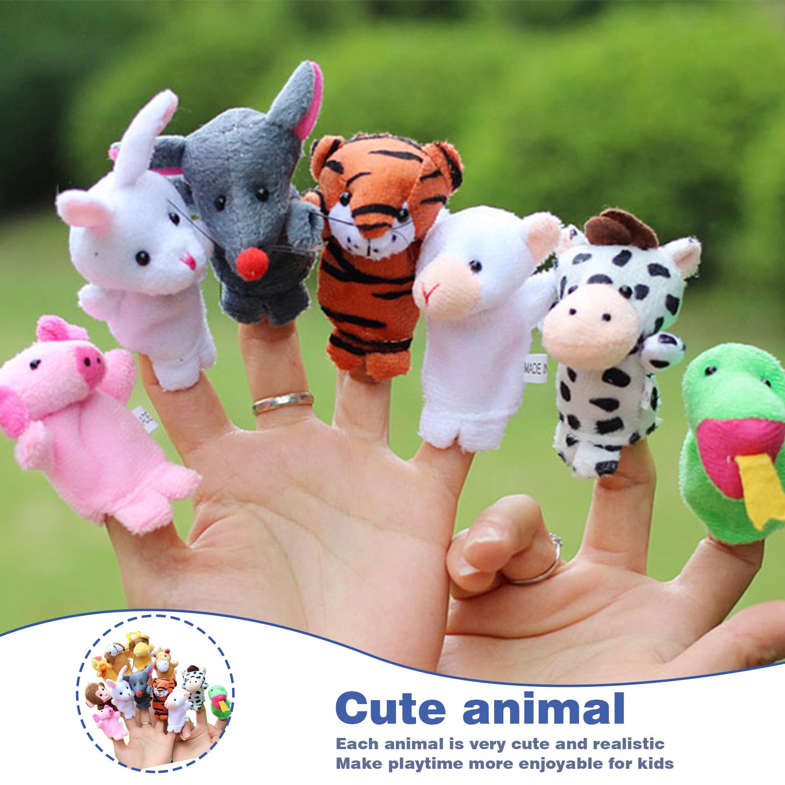 12PCS Finger Puppets,finger Puppets for Toddlers,finger Puppets for ...