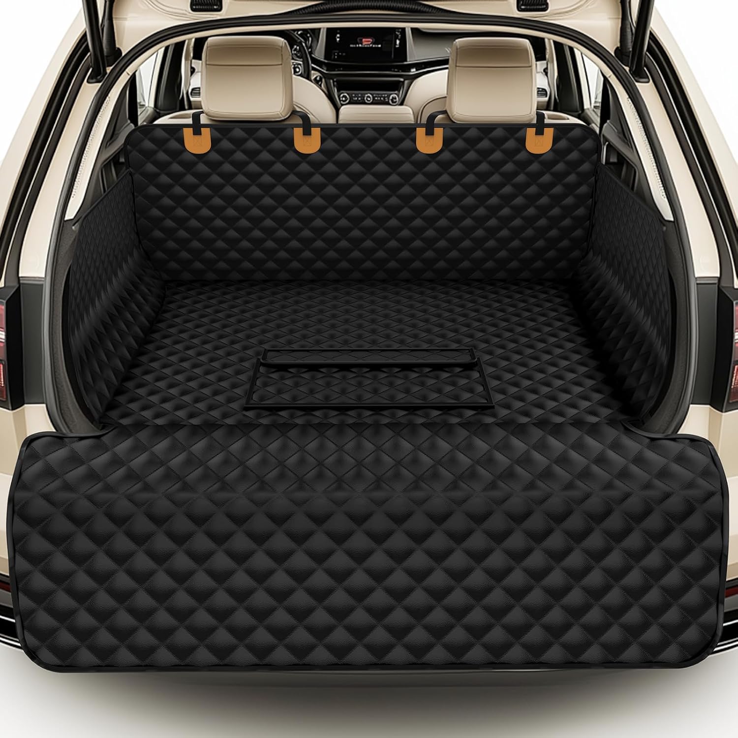 Amazon.com : Waterproof SUV Cargo Liner for Dogs - Pu Leather Pet Car ...