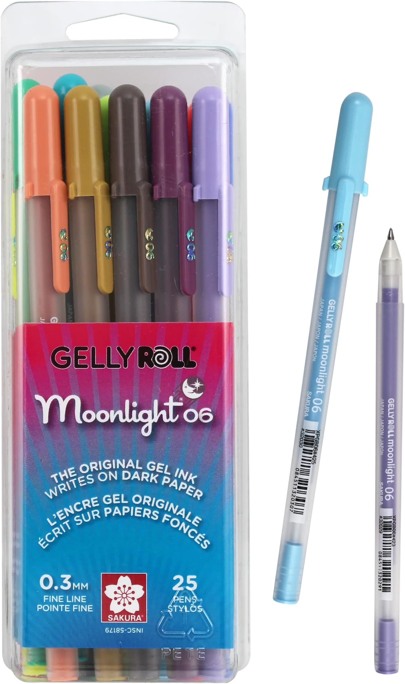 Sakura Gelly Roll Moonlight 06 Gel Pens - Fine Point Ink Pen for ...