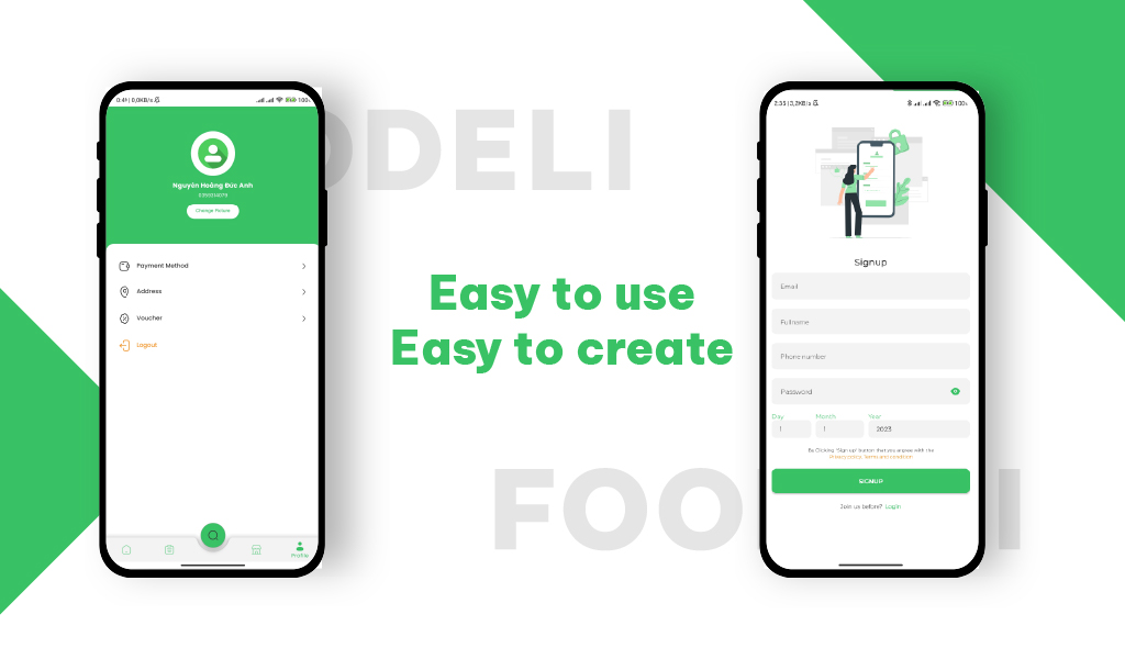 Foodeli Simple Food Delivery App (With shop management) - App on Amazon ...