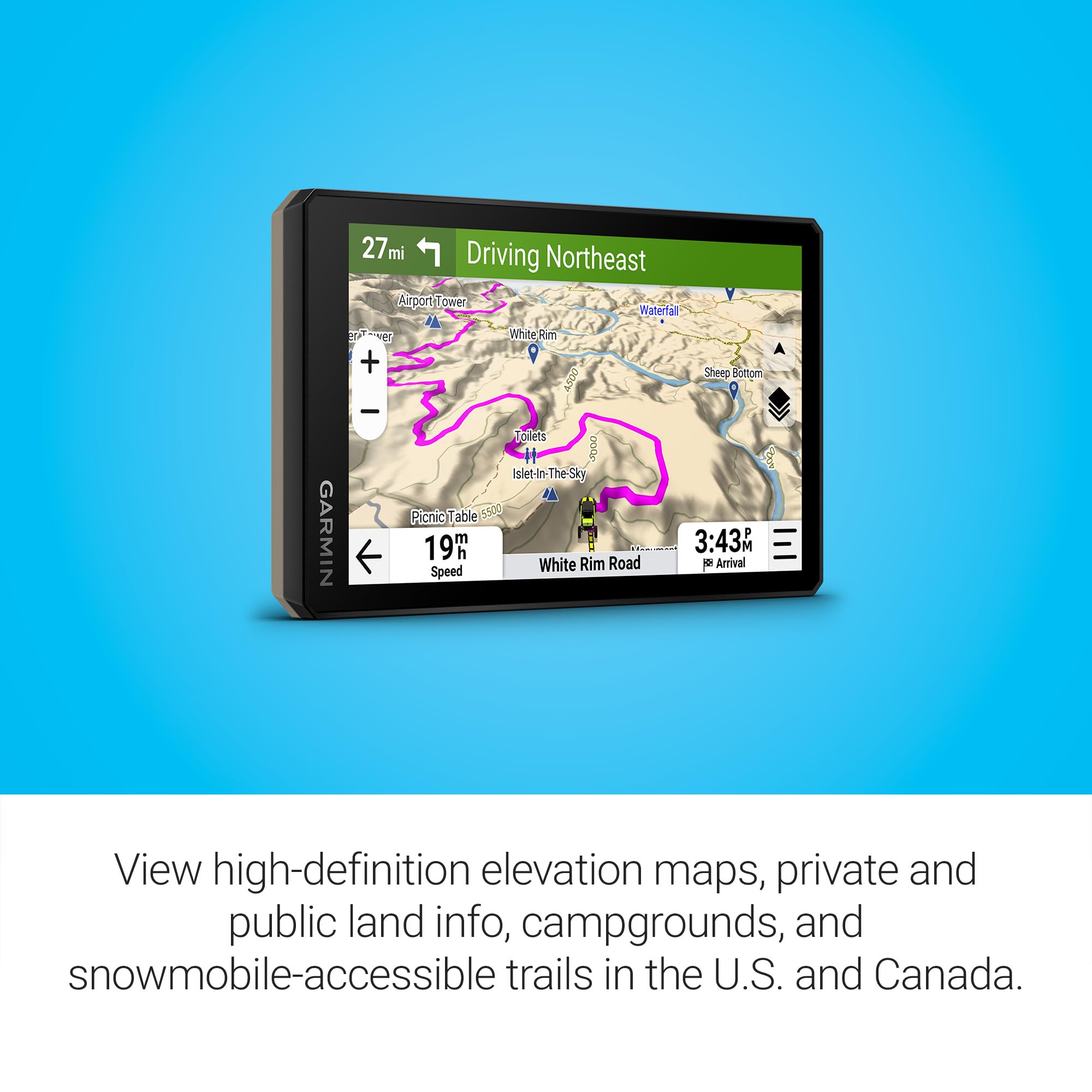 Snapklik.com : Garmin Tread 2, Powersport Navigator, 6" Glove-Friendly ...