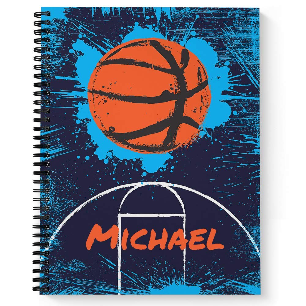 Amazon.com : Slam Dunk Basketball Children's Personalized Notebook ...