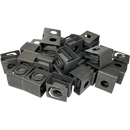 Amazon.com: RackGold® Zinc 10-32 Cage Nuts 100 Pack - USA Made ...