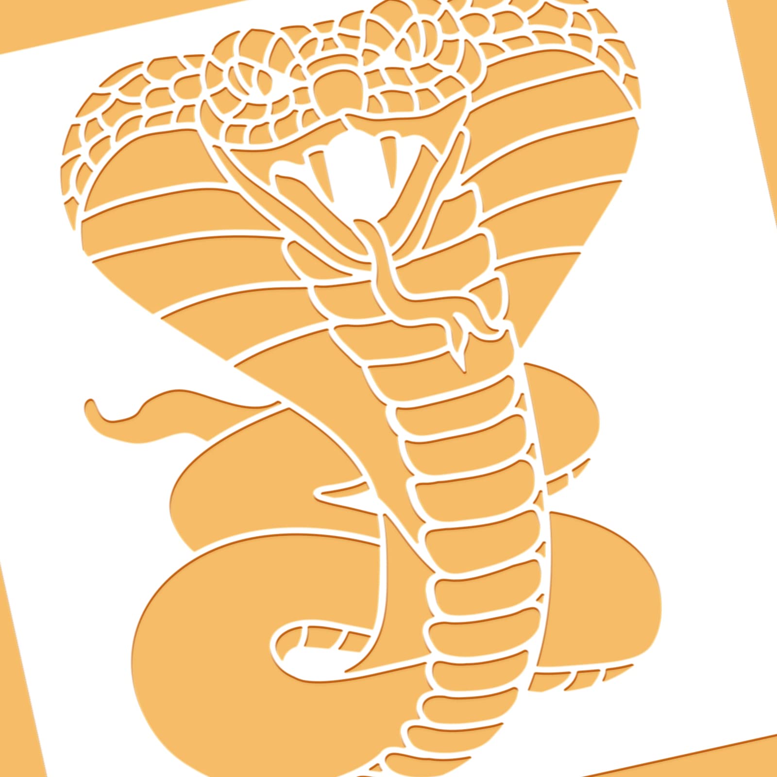 King Cobra Stencil