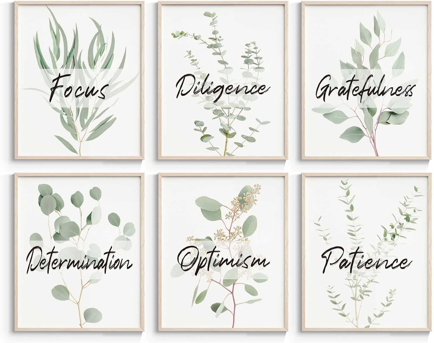 Amazon.com: ARPEOTCY Inspirational Wall Art Set of 6, 11x14 inches ...