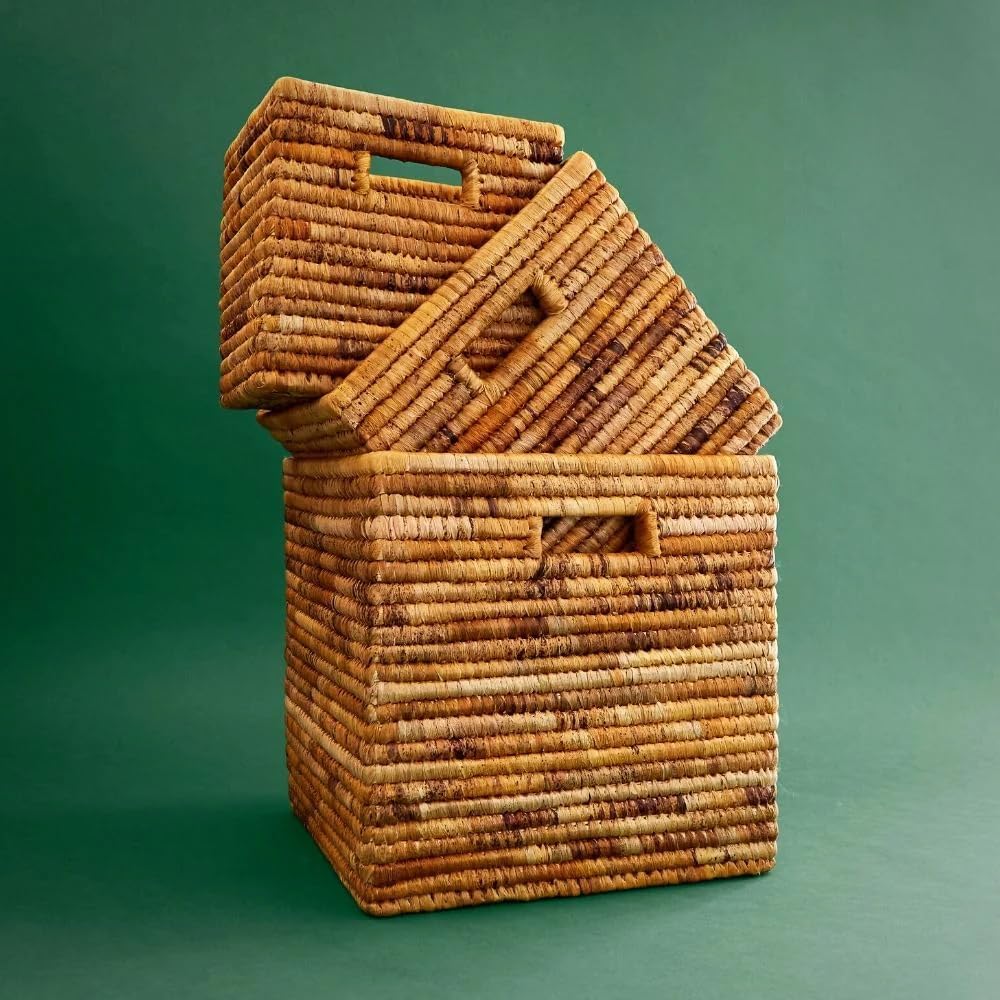 Amazon.com: Banana Cube Basket Set : Home & Kitchen