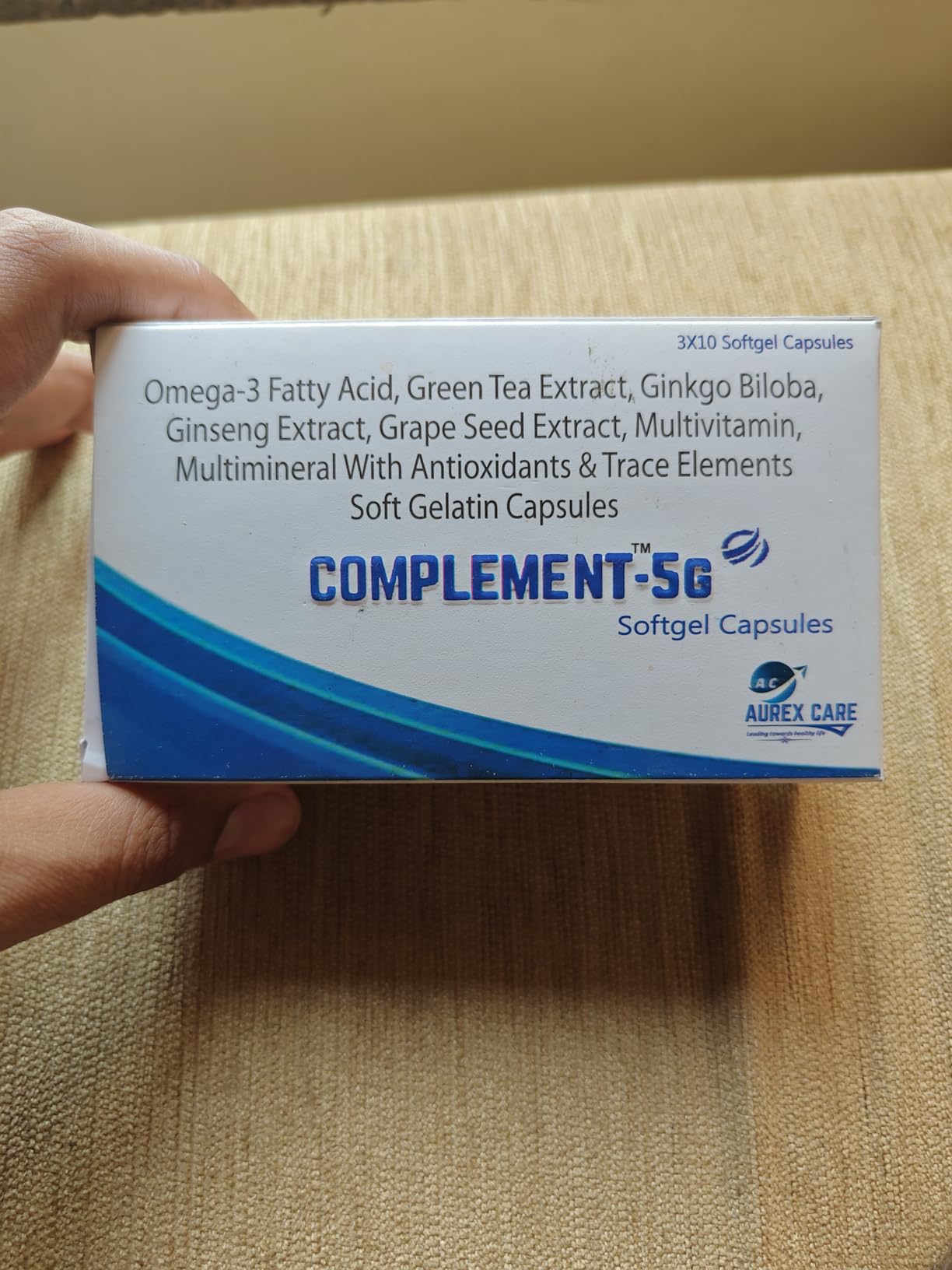 Complement-5G Multivitamin & Multimineral Softgel Capsules with Omega-3 ...