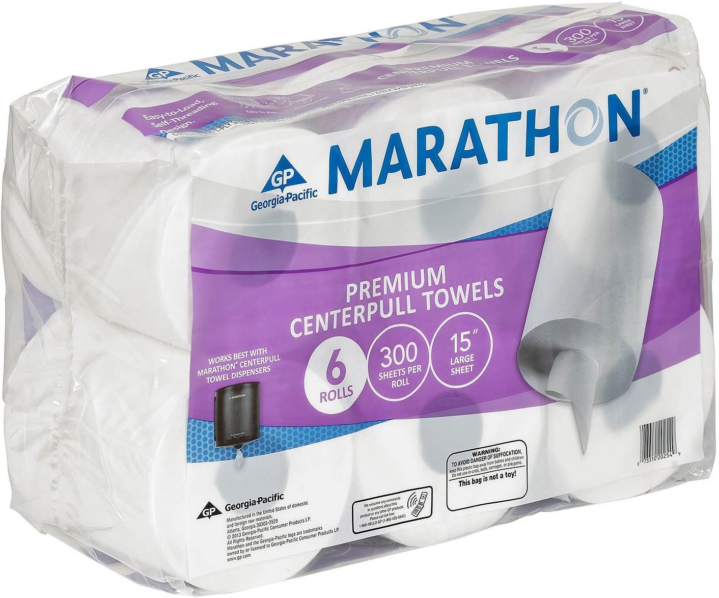 Amazon.com: Scott 01032 Roll-Control Center-Pull Towels, 8 x 12, White ...