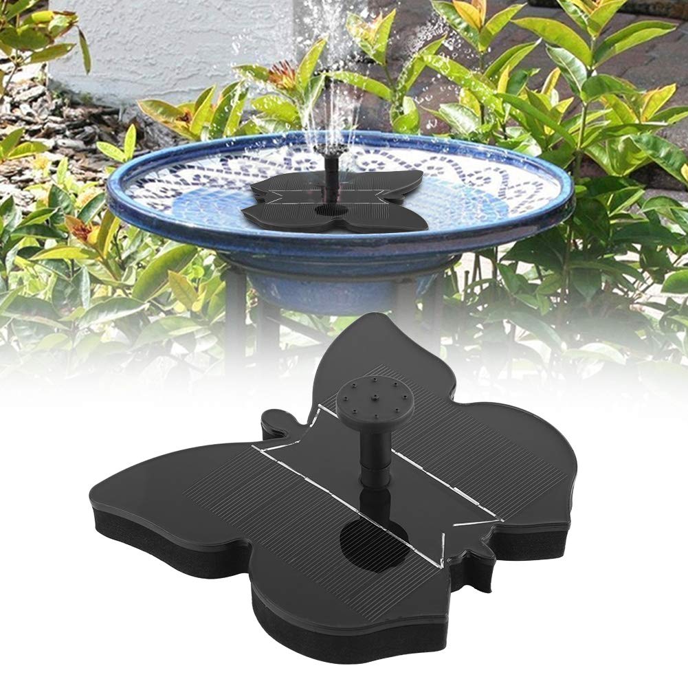 Butterfly Solar Fountains DARTWOOD Solar Bird Bath And Water Fountain