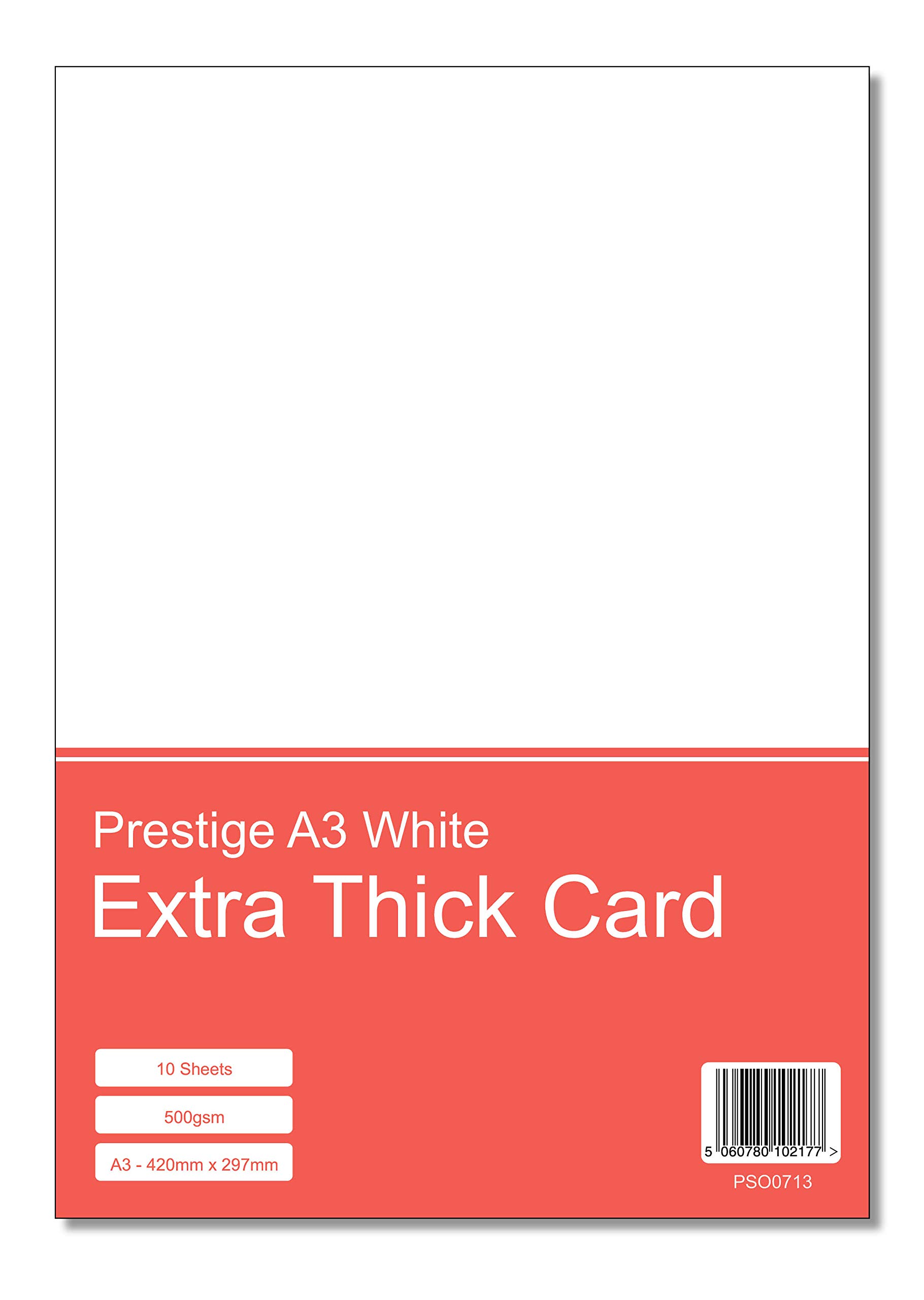 Prestige Premium Super Thick A3 White 500gsm Craft Card - Extra Thick ...
