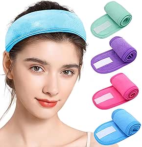 Amazon.com: Cielasis Thicker Velcro Headbands Women, Workout Running ...