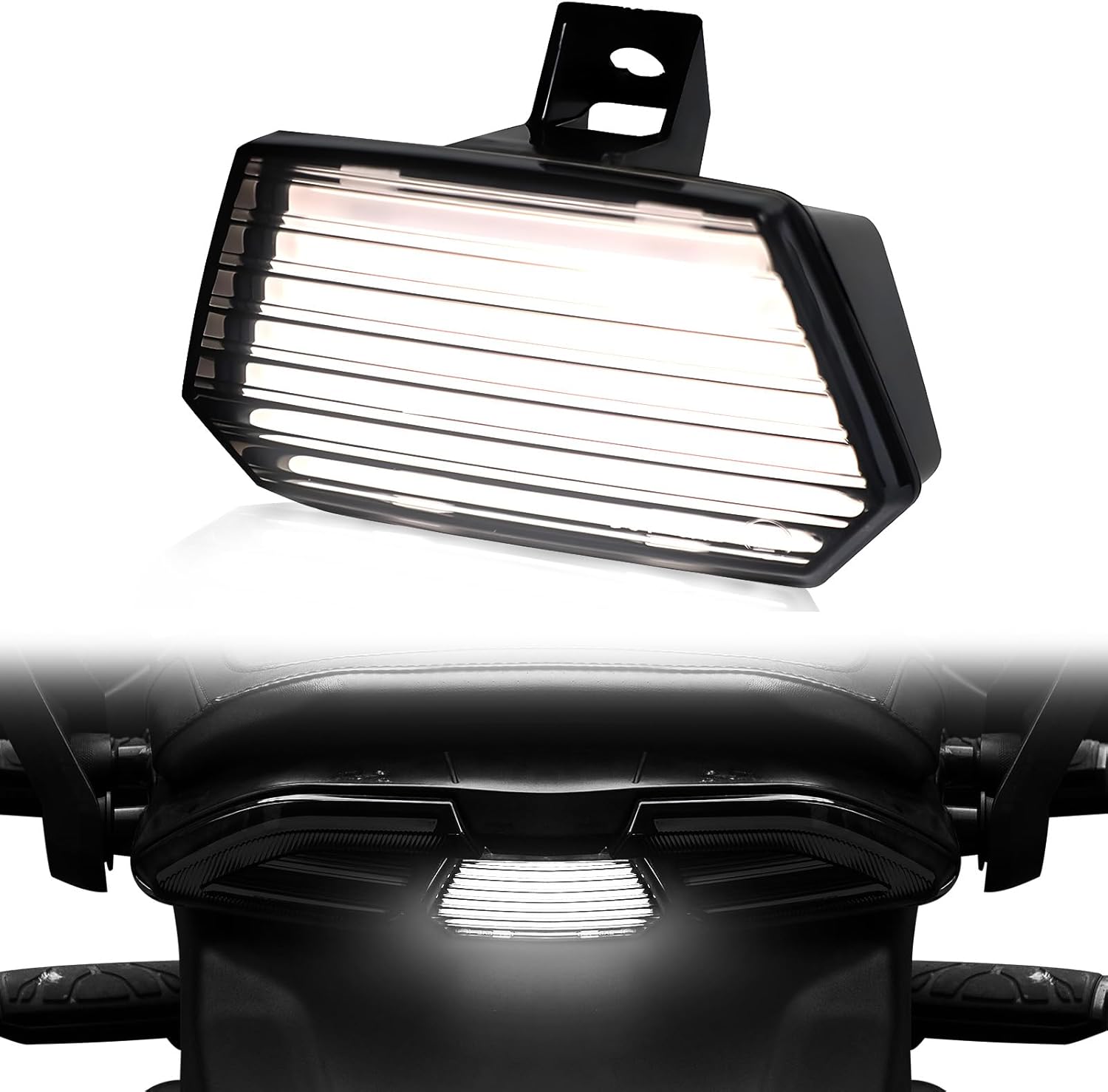 Amazon.com: LUXEMOTO LED Tail Light for Can-Am Spyder F3, Smoked Black ...
