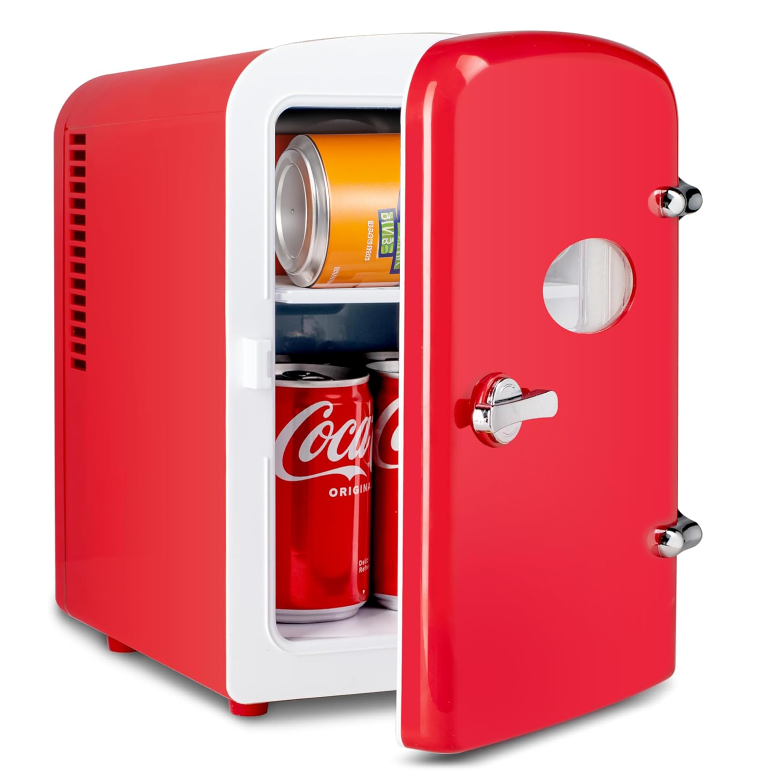 Amazon.com: HealSmart Portable Mini Fridge, 4 Liter 6 Can Cooler and ...