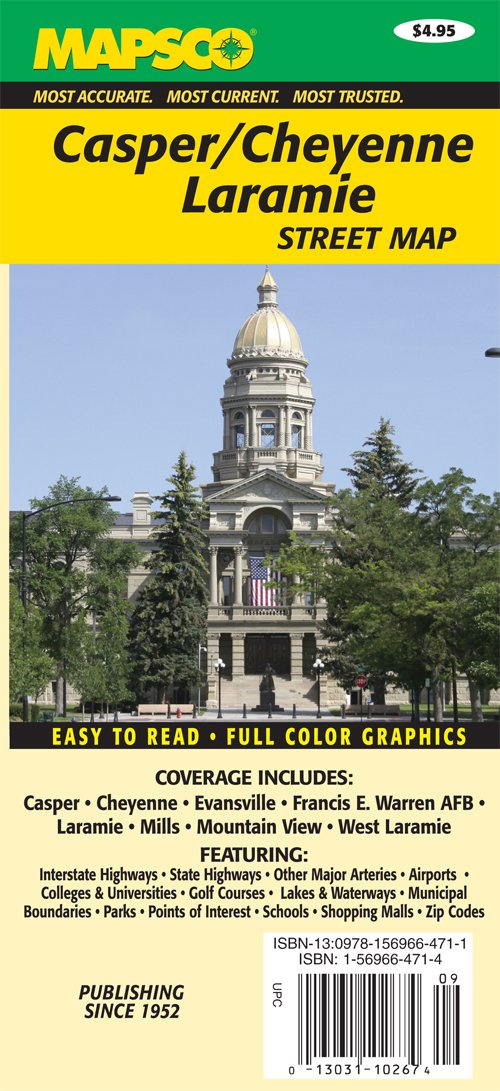 Mapsco Casper/Cheyenne/Laramie Fold Map: Mapsco, Inc.: 9781569664711 ...