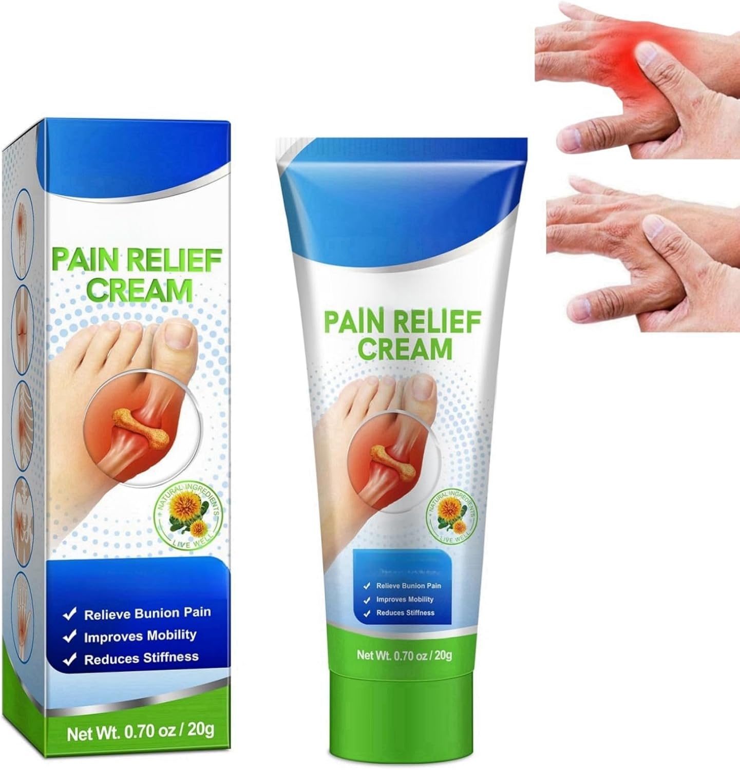 Bunion Relief CreamToe Cream,Back Cream,Muscle Cream,Joint Soothing ...