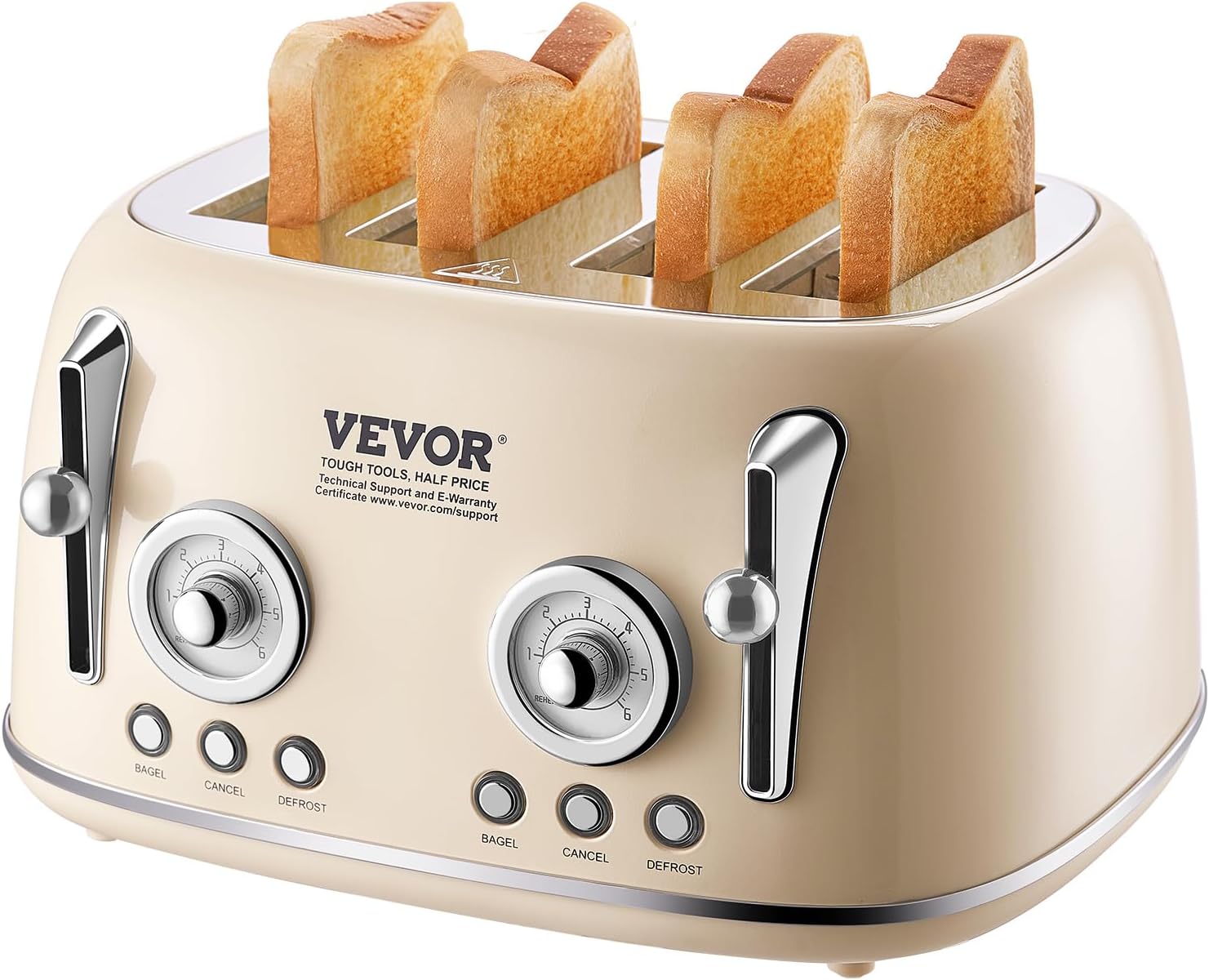 Brushed Stainless Steel Toaster 4 Slice Review - Cooking Appliance World