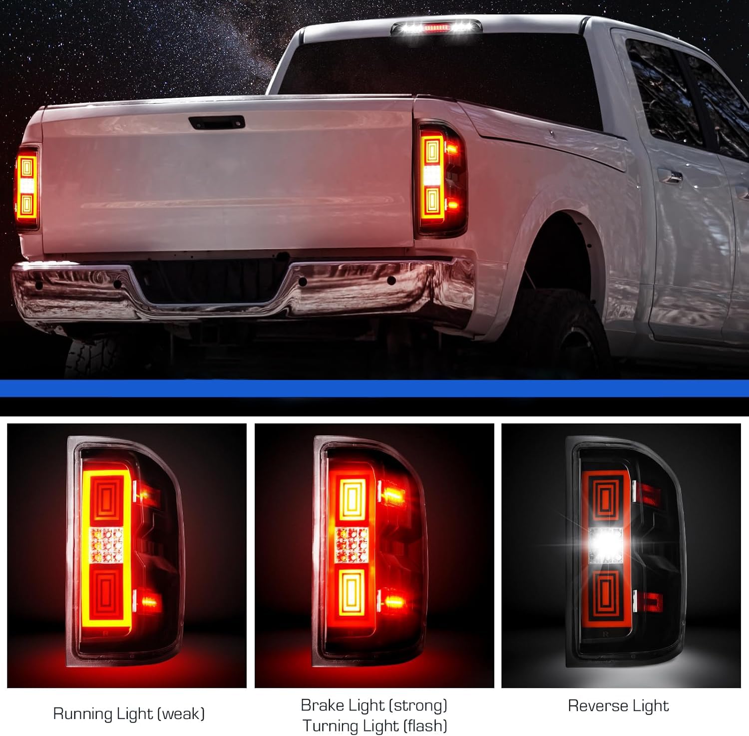 Snapklik.com : Gubebaili LED Tail Lights Assembly Fit For Chevy ...