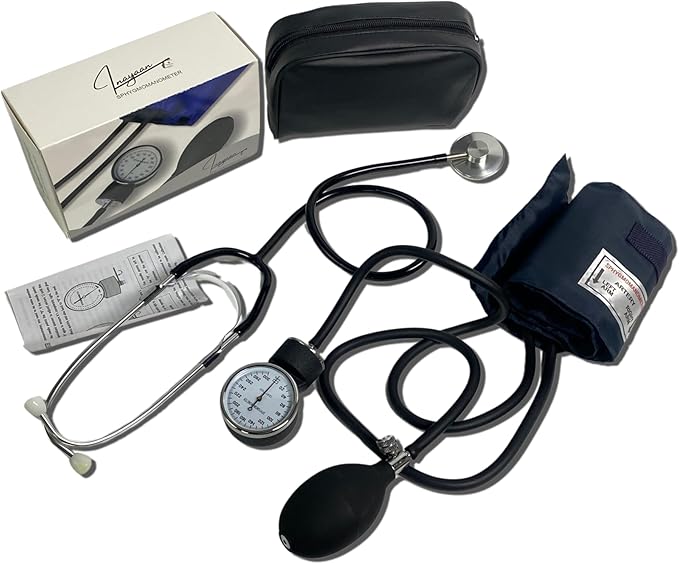 Amazon.com: INAYAAN Aneroid Sphygmomanometer Kit – Manual Blood ...