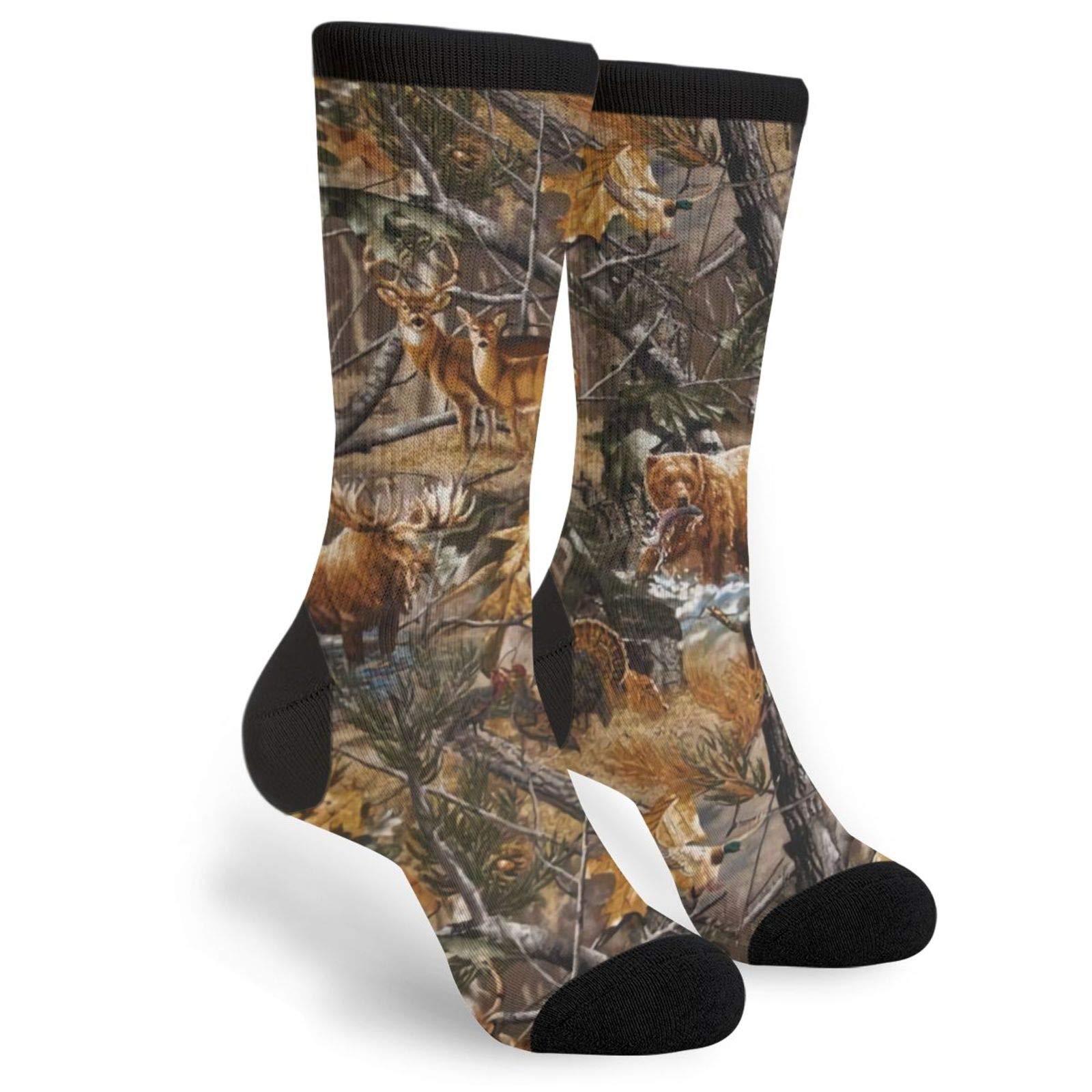 Amazon.com: Camo Hunting Deer Bear Moose Turkey Duck Men Women Casual ...