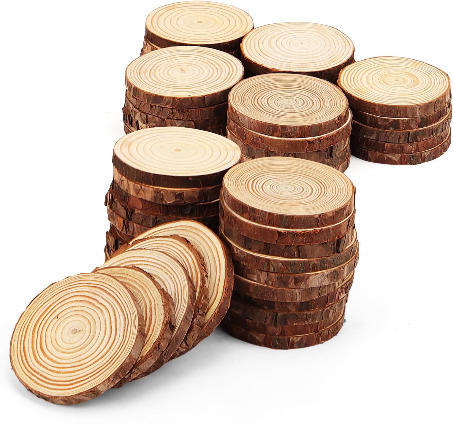 Amazon.com: Walnut Hollow Live Edge Basswood Coaster, 3-1/2"-5" Wide ...