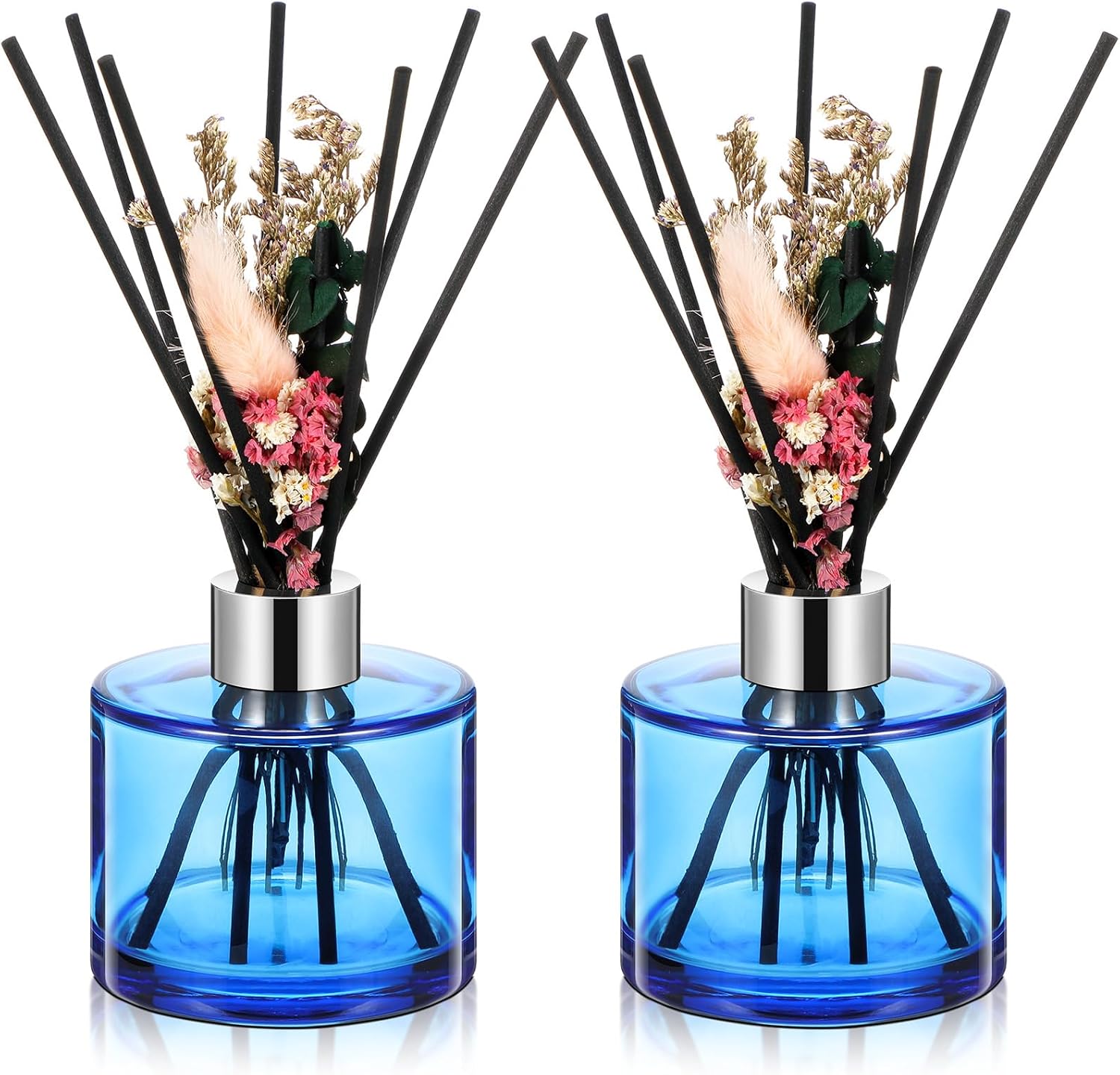 Amazon.com: Rtteri 2 Reed Diffuser Sets Flower Oil Diffuser Sticks with ...