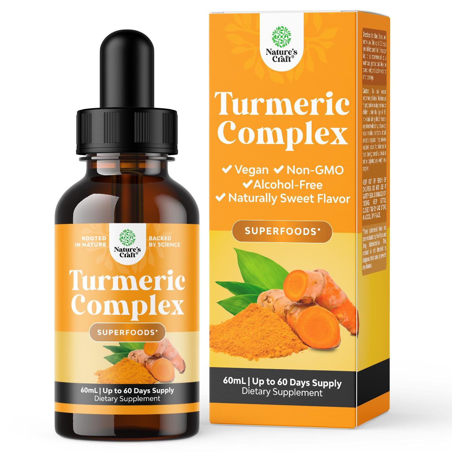 Amazon.com: Organic Turmeric Liquid Drops for Adults - Liquid Turmeric ...