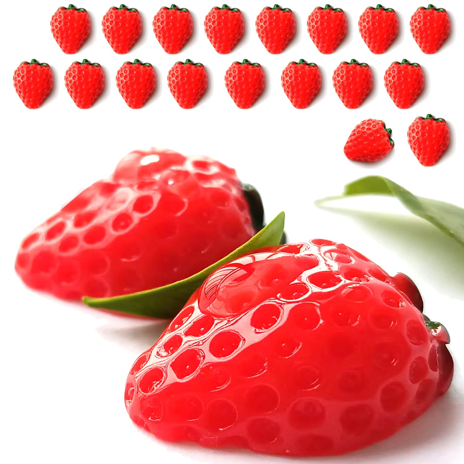 Amazon.com: Strawberry Fridge Magnets, Fruit Refrigerator Magnets, 3D ...